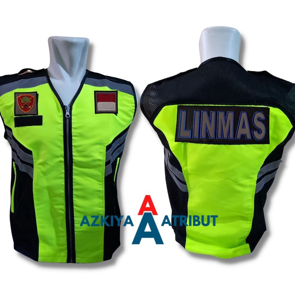 Jual Grosir Belanja Rompi Linmas Bahan Taslan Waterproof Warna Iga ...