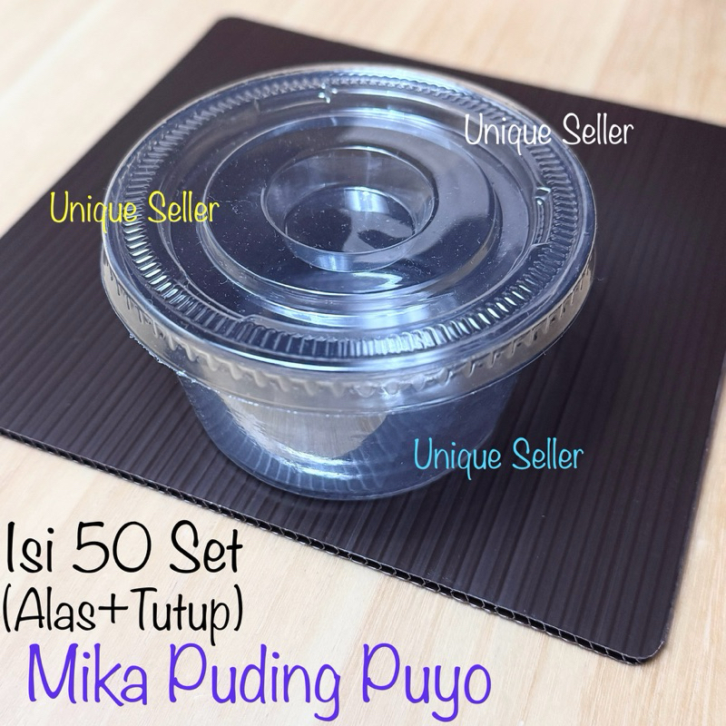 Jual [Isi50] Cup Puding Puyo 240 ml / Mika Puding Puyo 240ml / Mika ...