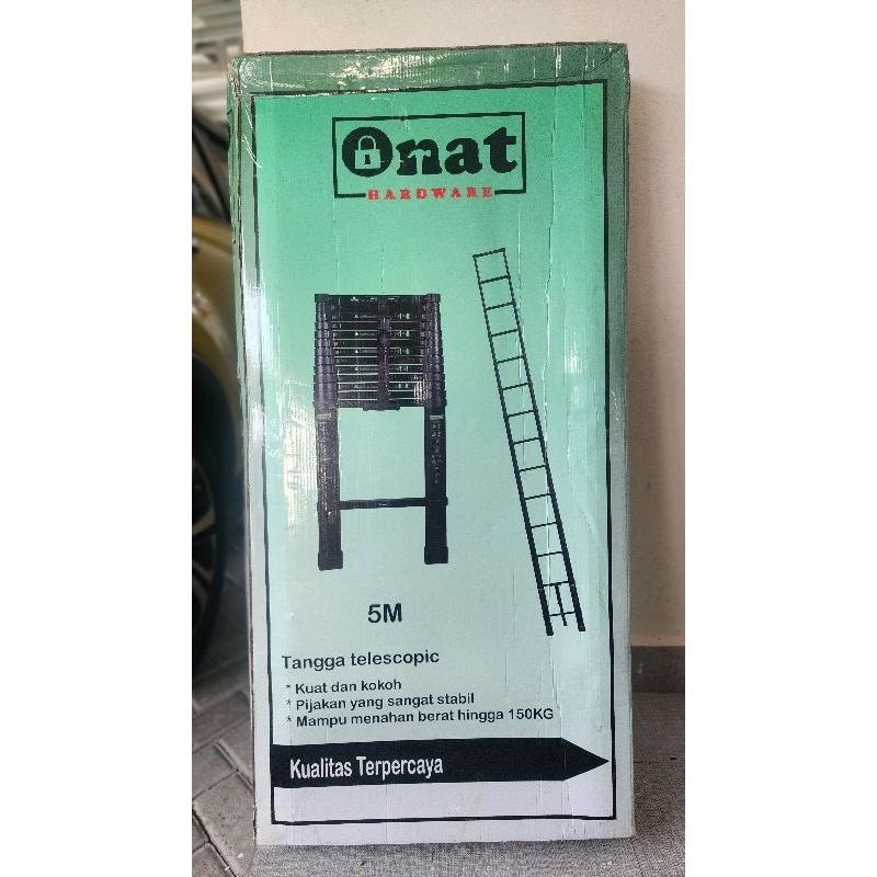 Jual Tangga Teleskopik Hitam Panjang 5 Meter | Shopee Indonesia