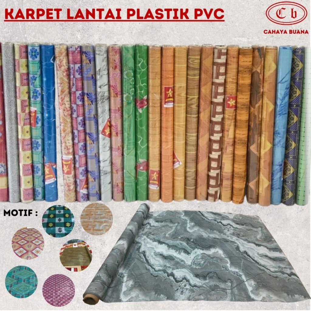 Jual KARPET ATHENA / KARPET LANTAI PLASTIK PVC LEBAR 120CM (MOTIF ...