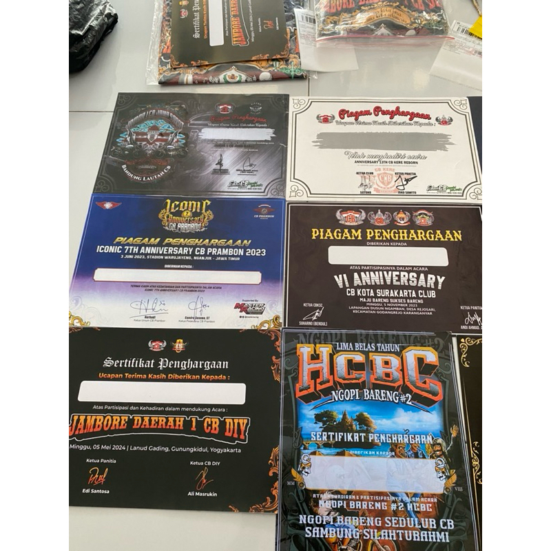 Jual PIAGAM ACARA CB FRI SETIKER | Shopee Indonesia