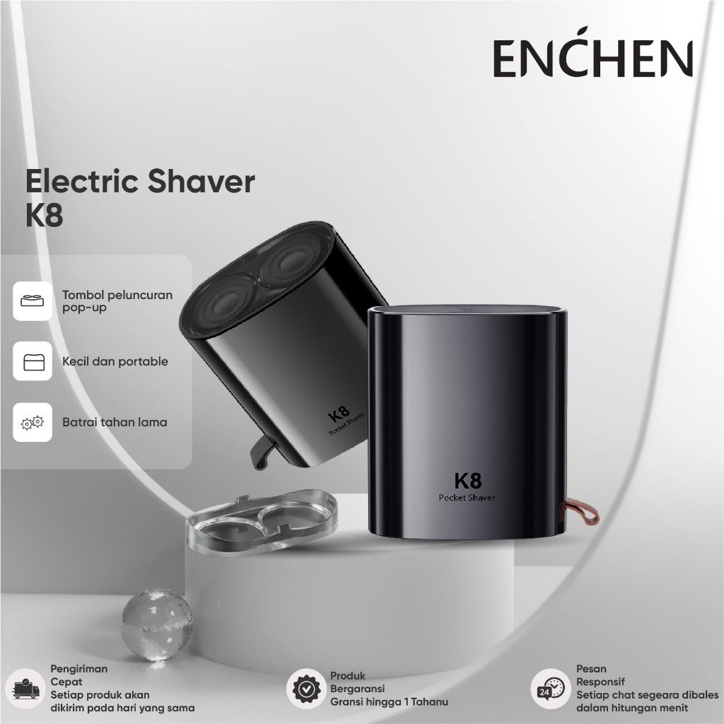 Jual Enchen K8 Pop-up Alat Cukur Elektrik Pencukur Jenggot Travel ...