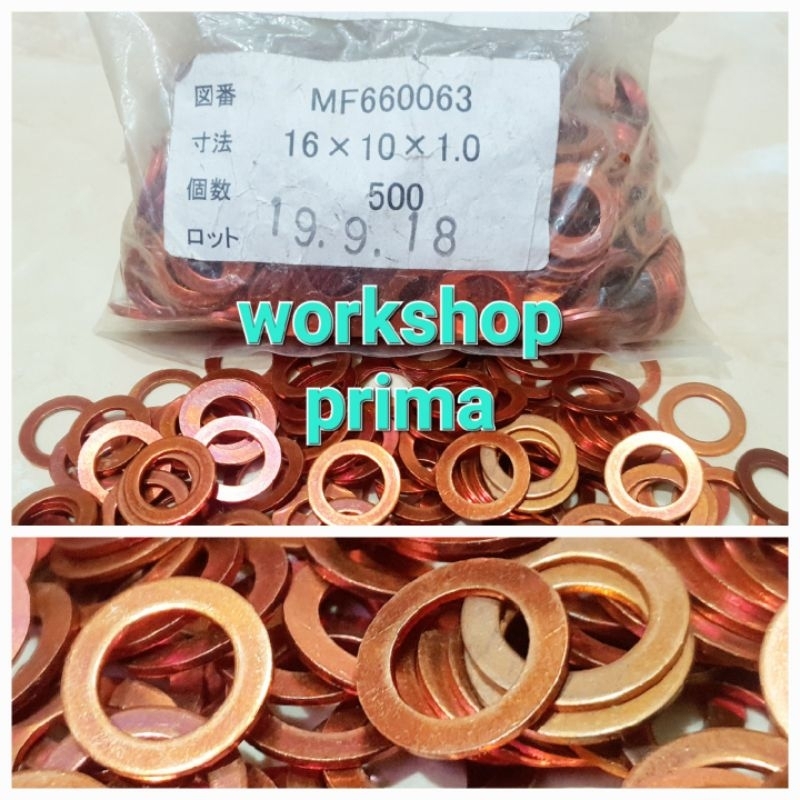 Jual RING TEMBAGA KUNINGAN SELANG MINYAK REM MASTER REM CAKRAM DEPAN ...