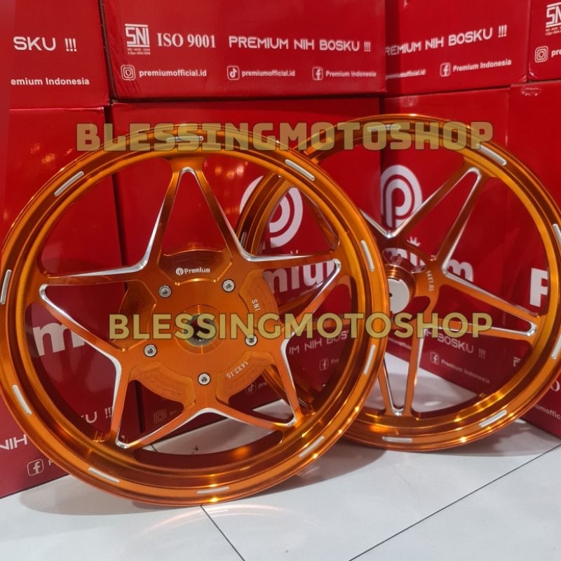 Jual velg premium bintang gen 2 vario 125 / vario 150 pelek original ...
