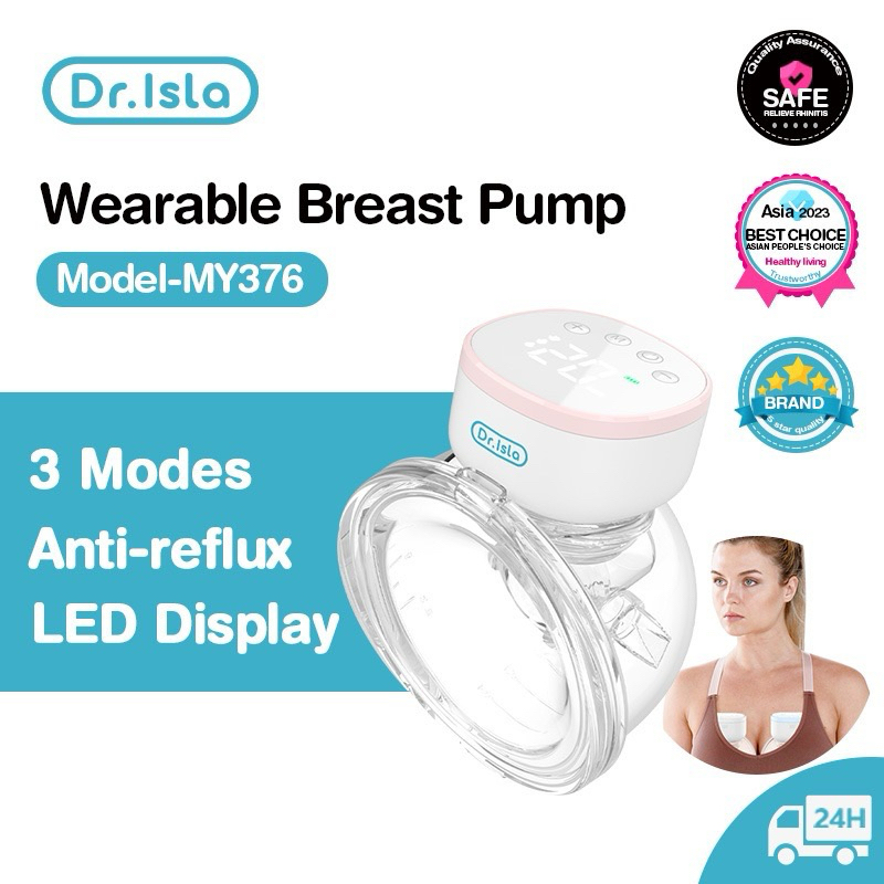 Jual Dr.isla Pompa Asi Electric Handsfree Hisap Kuat Breast (ASI Bayi ...