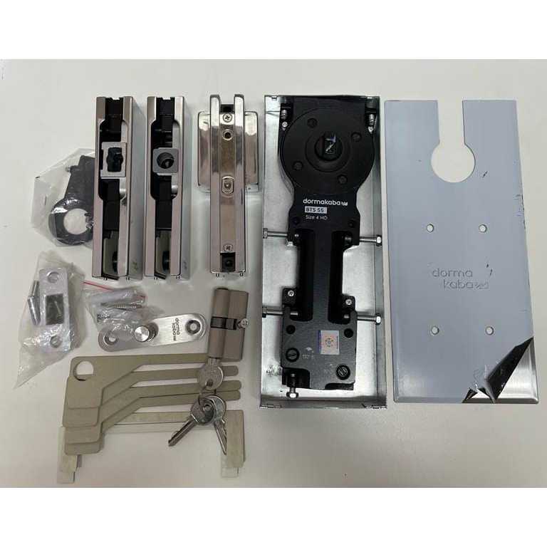 Jual Paket Floor Hinge Dorma Pintu Kaca BTS 55 Glass Door Patch Fitting ...