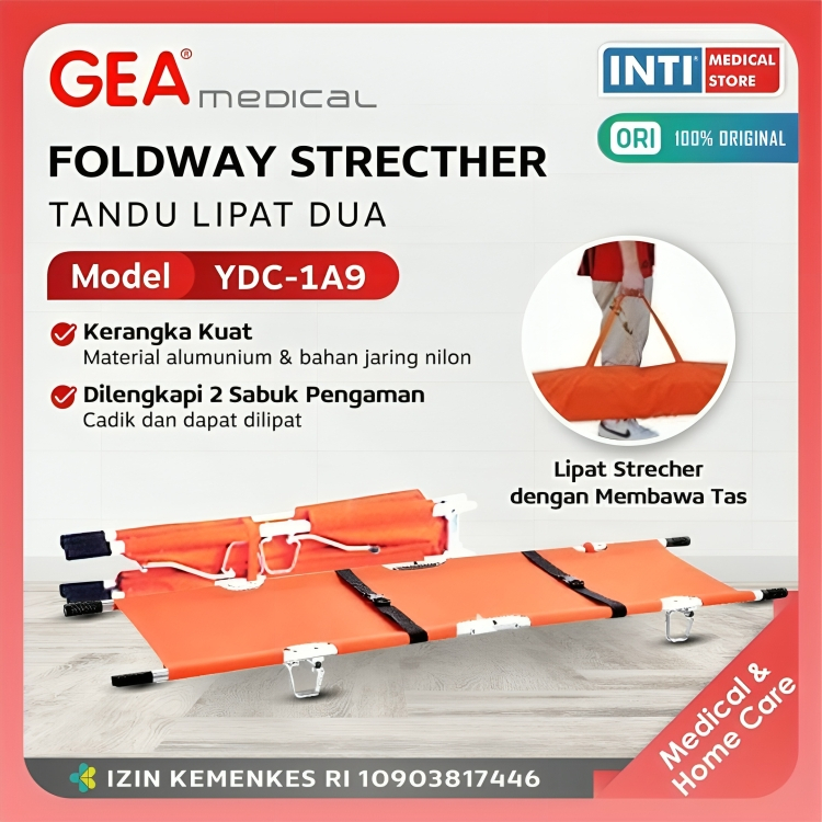 Jual GEA Medical | Tandu Lipat 2 GEA YDC 1A9 | Alumunium Stretcher ...