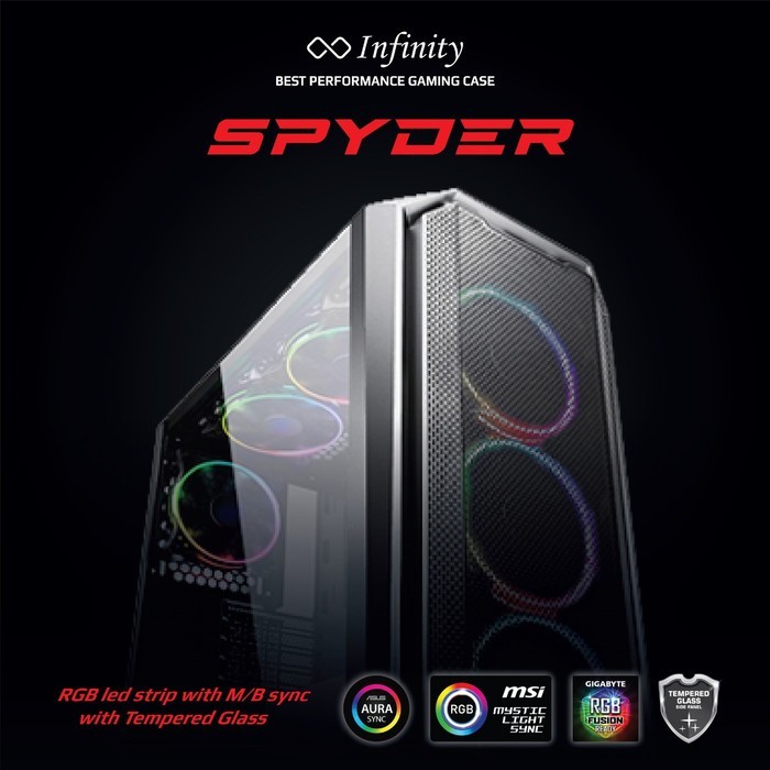Jual CASING GAMING INFINITY SPYDER | Shopee Indonesia
