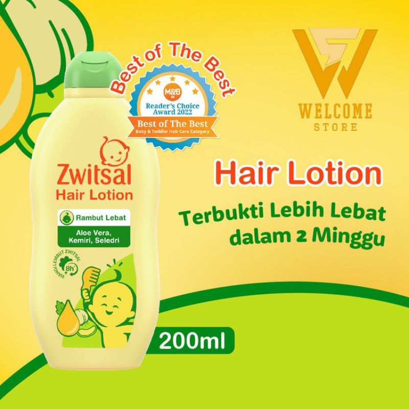 Jual Zwitsal Perawatan Rambut Bayi Hair Lotion Kemiri Aloe Vera Seledri ...