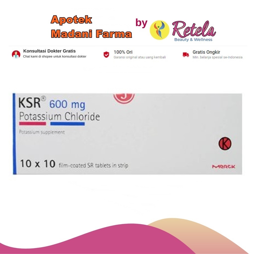 Jual KSR 600 MG BOX 100 TABLET ORIGINAL | Shopee Indonesia