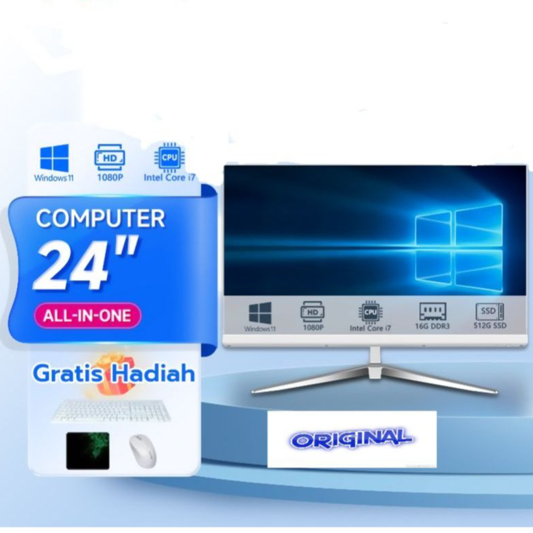 Jual PC All in One Computer PC Baru Core I5/I7 RAM i5-4(8G+128GB) Layer ...