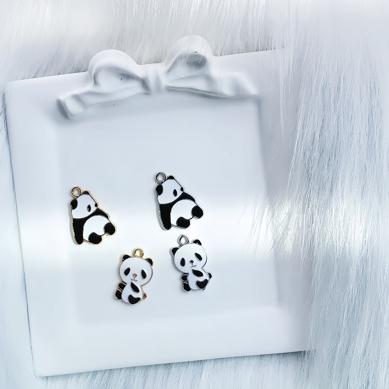 Jual DIY/Seng paduan tetes minyak liontin/pola panda/aksesoris/liontin ...