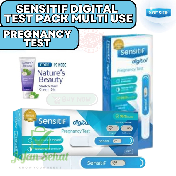Jual Sensitif Digital Test Pack Multi Use Pregnancy Test | Shopee Indonesia