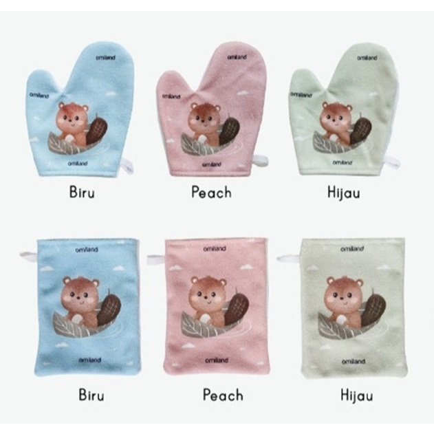 Jual Omiland Waslap Tangan / Kotak Alpaca Otter Fox Series - OTW1004 ...