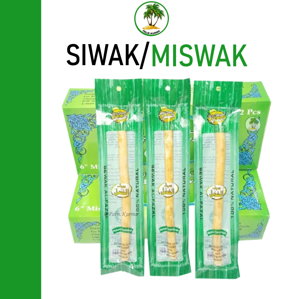 Jual MISWAK [6PCS]/ SIWAK/Siwak AL-Fazal Original/Kayu Siwak | Shopee ...