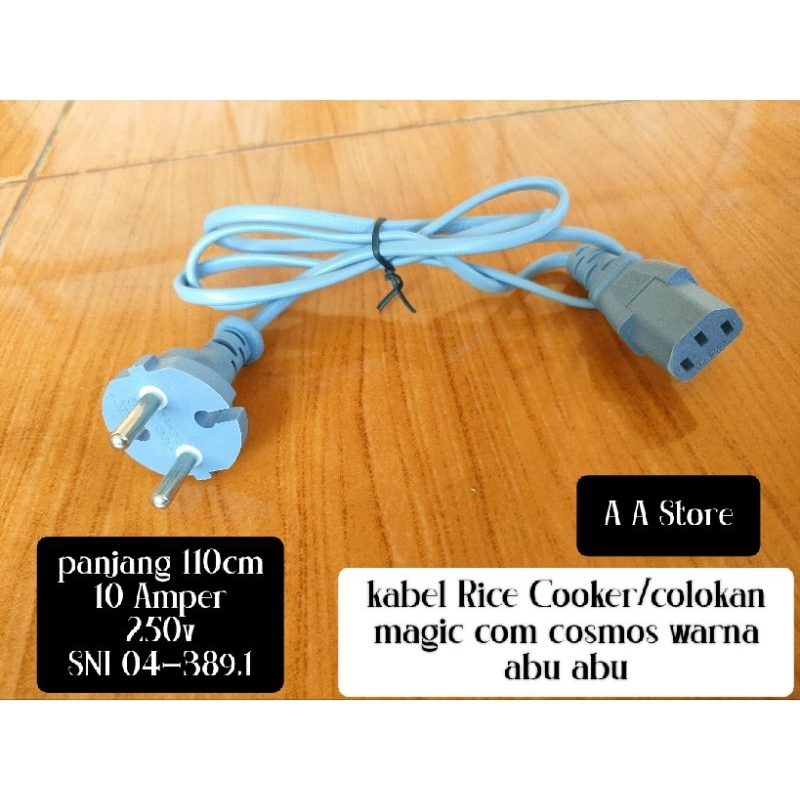 Jual KABEL RICE COOKER / COLOKAN MAGIC COM COSMOS 3 LUBANG ORIGINAL ...