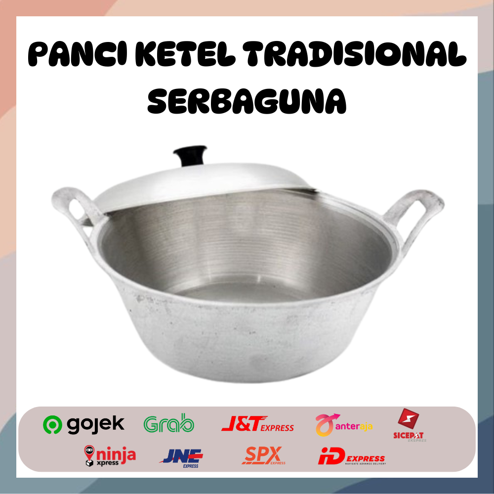 Jual PGJ - Panci Katel Tradisional Anti Pecah Liwet Goreng Rebus ...