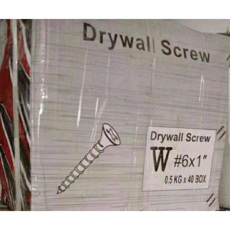 Jual Skrup Drywall W KILOAN ukuran 6x1" (BOX BESAR), perkotak isi 500gr ...