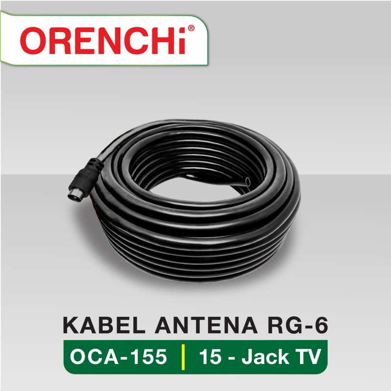Jual Orenchi kabel Anten antena TV 5c 15 meter Lengkap / Antenna Coaxial RG6 + Jek TV | Shopee ...