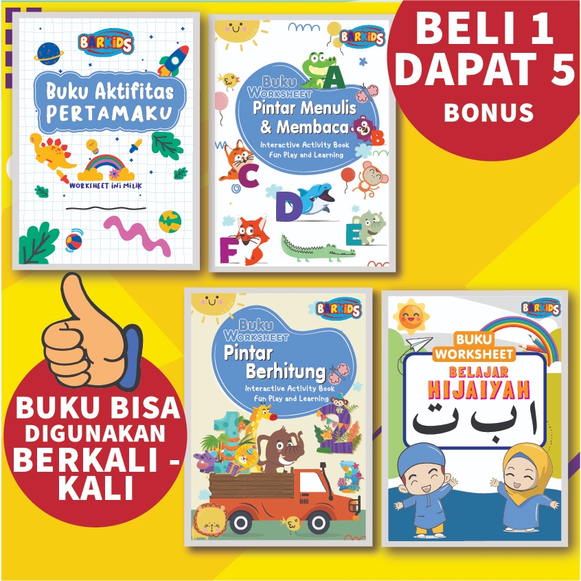 Jual Buku Aktivitas Belajar Anak Kata Pertamaku Busy Activity Book ...
