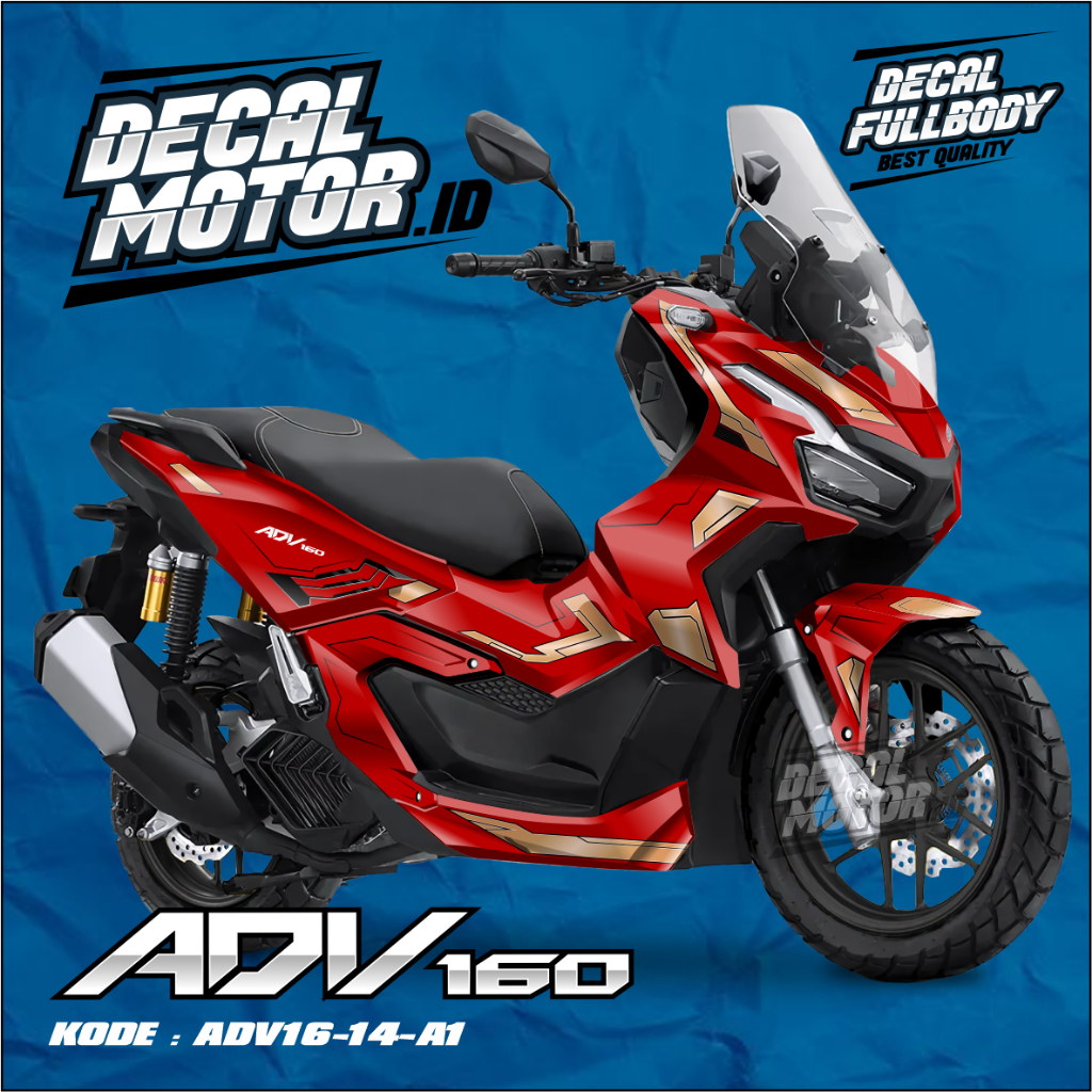Jual Stiker Decal Honda ADV 160 2022-2023 Stiker Motor ADV Design ...