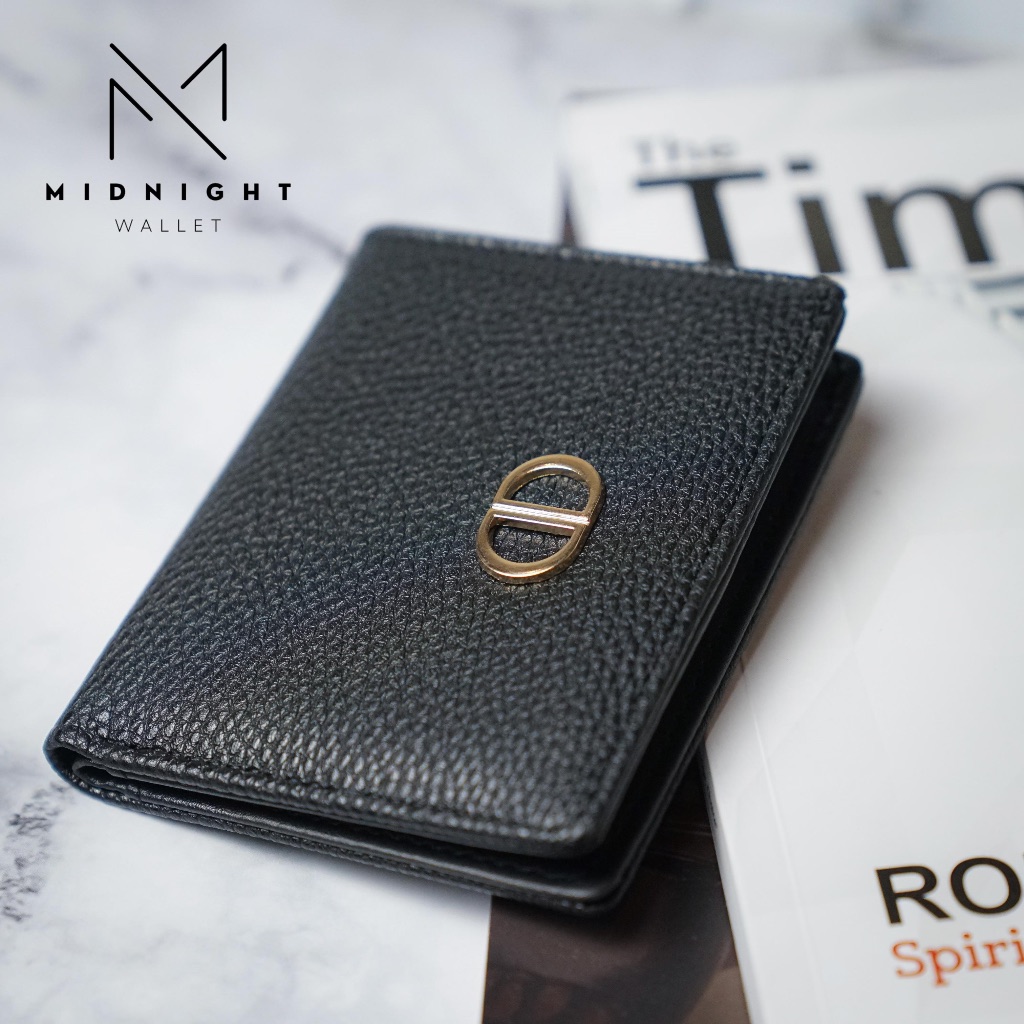Jual MIDNIGHT Dompet Wanita ENCHANTED BLACK kulit modern minimalis ...