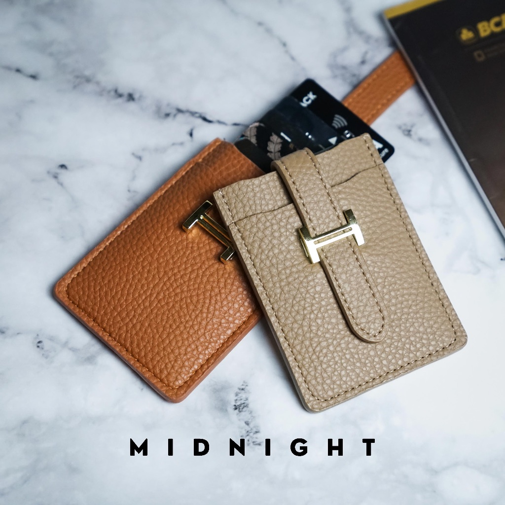 Jual MIDNIGHT Dompet Kartu Wanita OPULENT ORCHID kulit modern minimalis ...