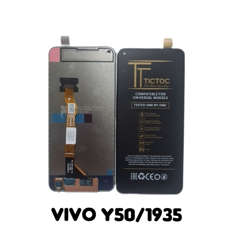 Jual LCD TS TOUCHSCREEN VIVO Y50/VIVO1935 FULLSET | Shopee Indonesia