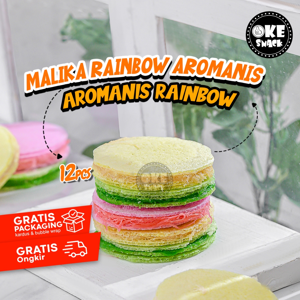 Jual Malika Rainbow Aromanis Rambut Nenek 180g 12pcs | Shopee Indonesia