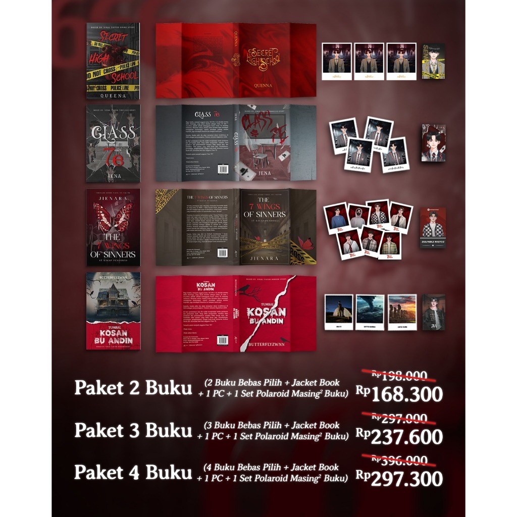Jual Novel SHS : Secret High School - Queena - Akad - Gratis Packing ...