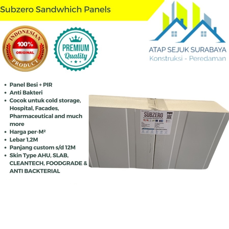 Jual Sandwich Panel SUBZERO Panel Dinding Ruangan | Shopee Indonesia