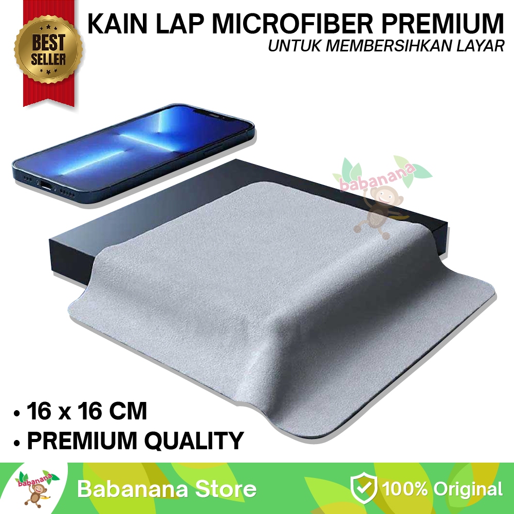 Jual Kain Microfiber Polishing Cloth Micro Fiber Halus Pembersih Layar ...