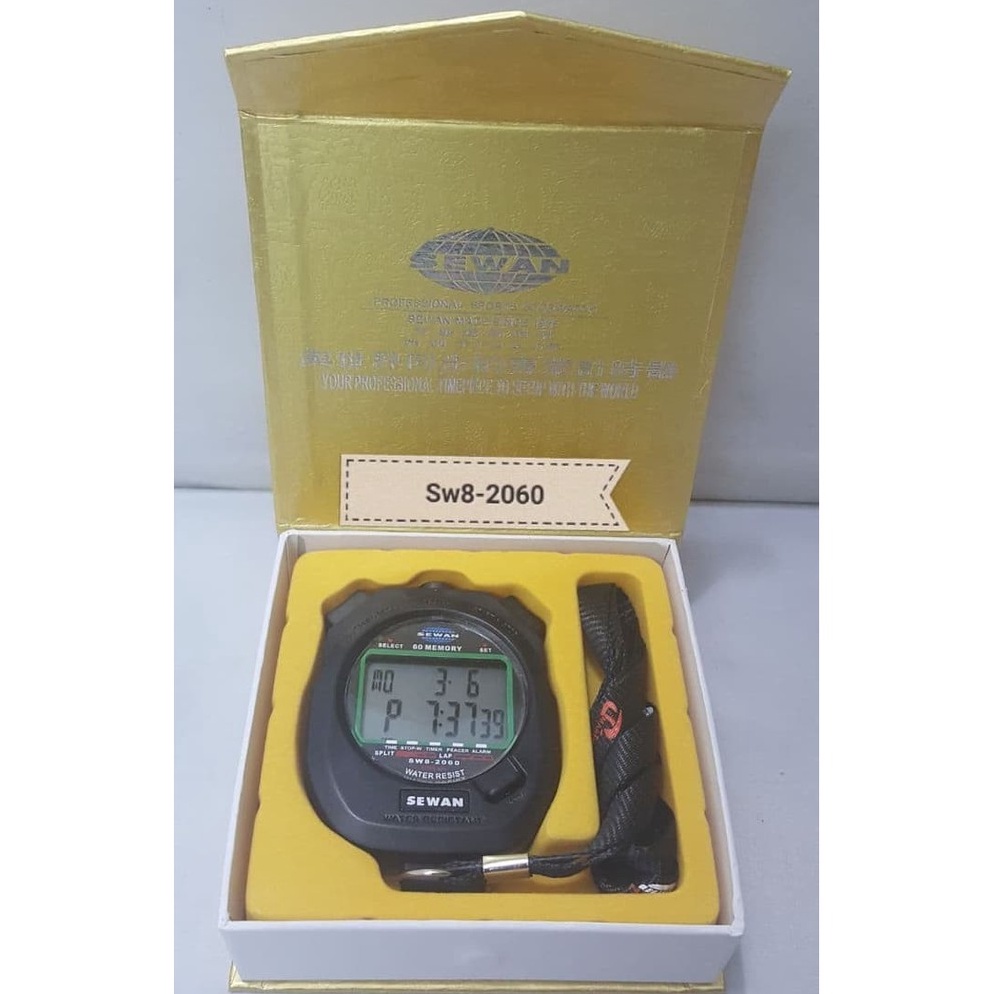 Jual Harga Spesial STOPWATCH DIGITAL SEWAN 6 MEMORY STOP WATCH SEWAN 6M ...