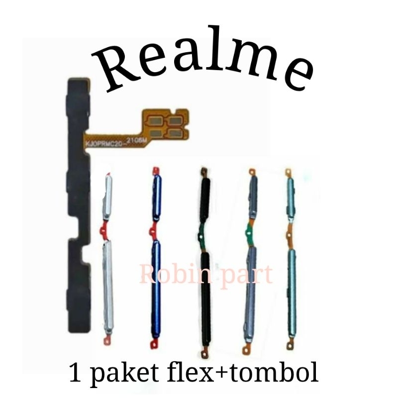 Jual Tombol set flexibel on off volume realme c11 2021 | Shopee Indonesia