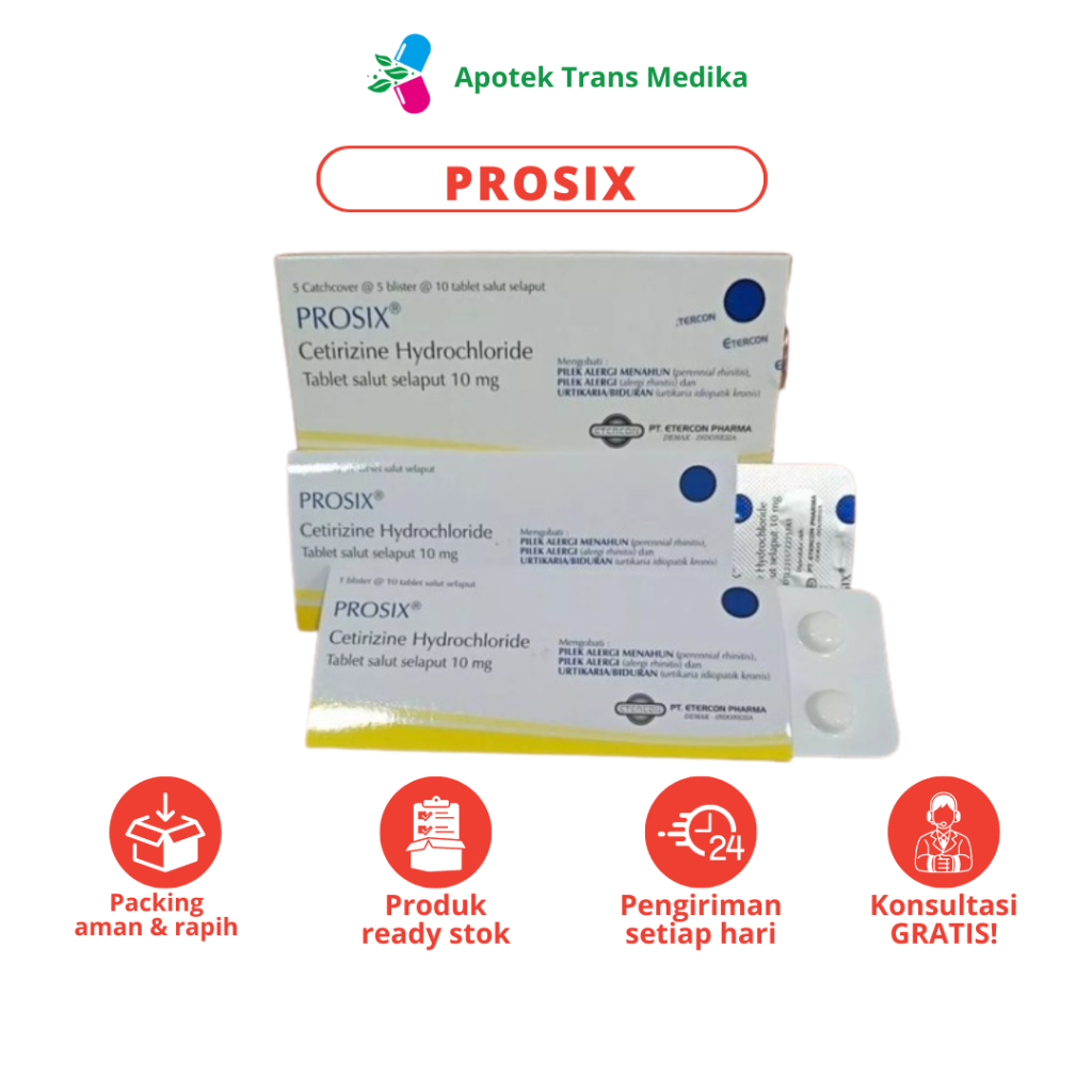 Jual Prosix 10mg Tablet 1 Strip Isi 10 Tablet (per Strip) | Shopee ...