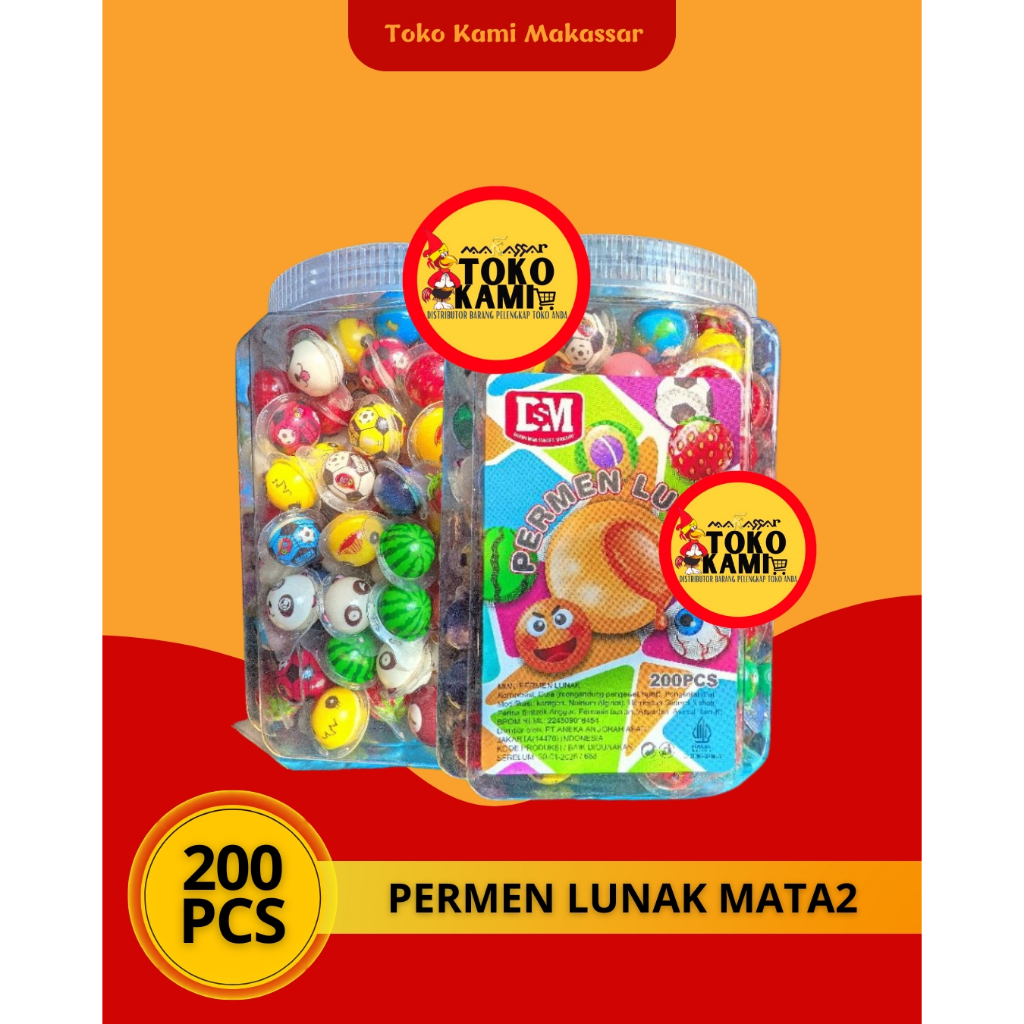 Jual PERMEN LUNAK MATA-MATA DSM 200 Pcs | Shopee Indonesia