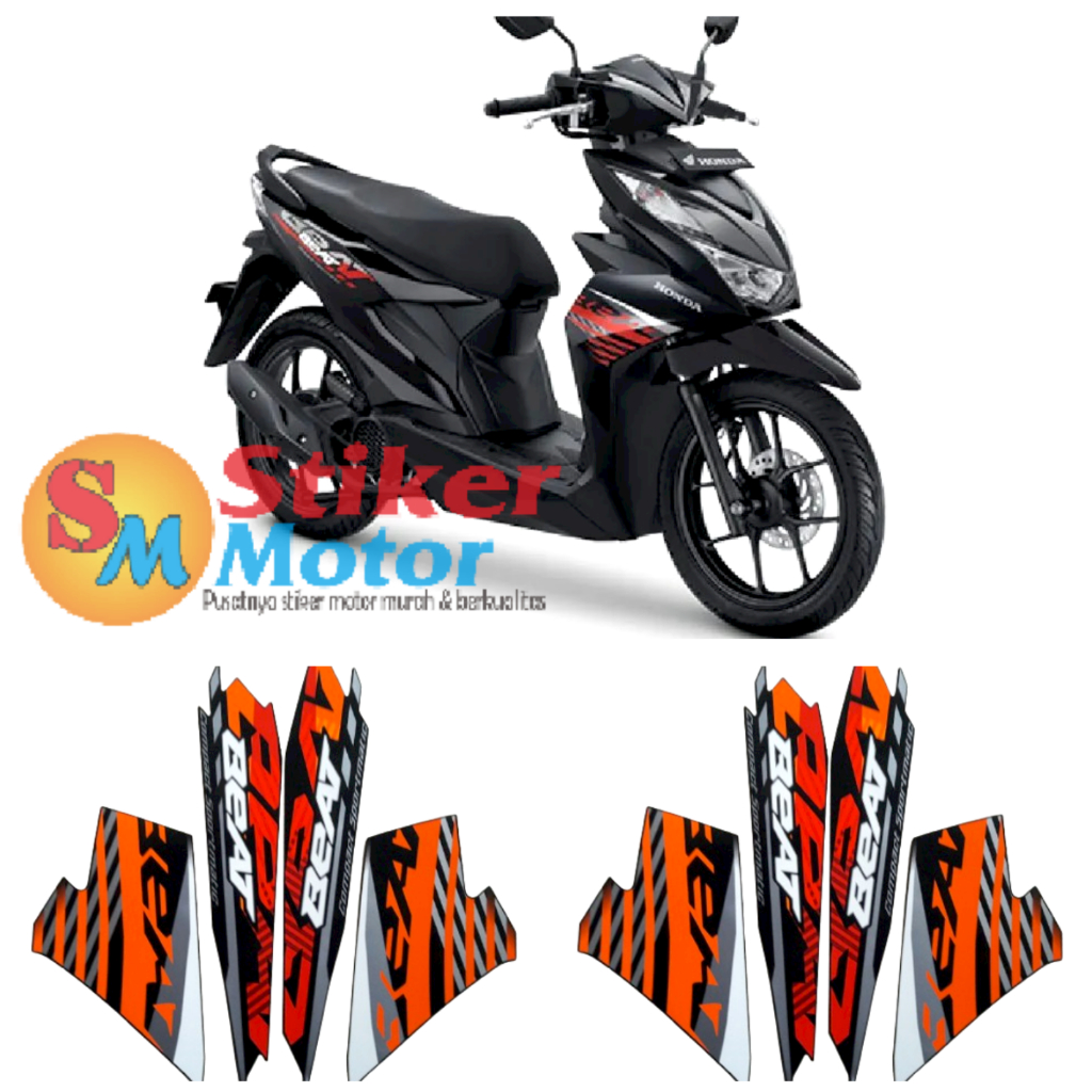 Jual STICKER STRIPING LIS LES BODY MOTOR HONDA BEAT FI 2021 CBS FULL ...