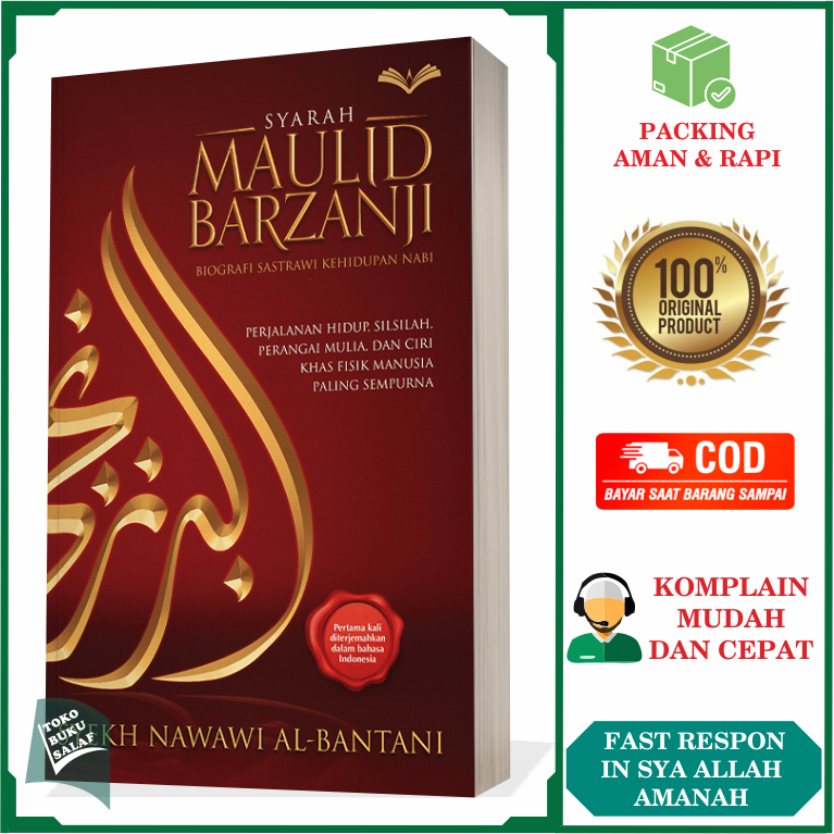 Jual Syarah Maulid Barzanji Karya Syekh Nawawi al Bantani Terjemah ...