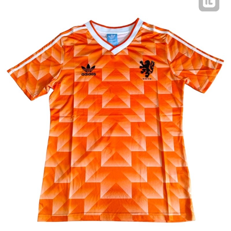 Jual RETRO Jersey Belanda Home Retro 1988 Grade Ori Vintage Blockcore ...