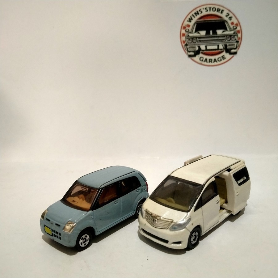 Jual TOMICA TOYOTA ALPHARD No.78 2008 & Nissan Pino No.8 2007 ,Second | Shopee Indonesia