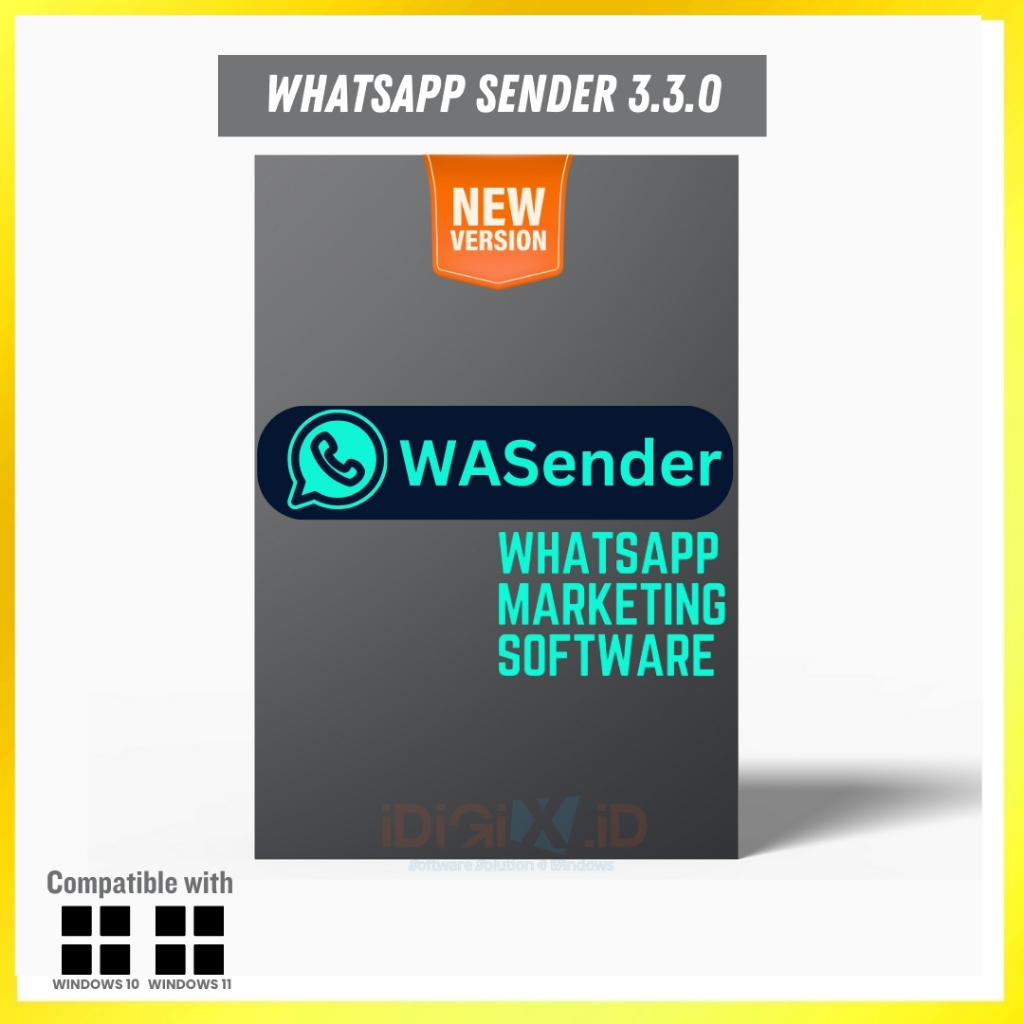 Jual WA SENDER 3.6.0 ORIGINAL, FITUR BUTTON, WARMER, HAMMER WASENDER ...
