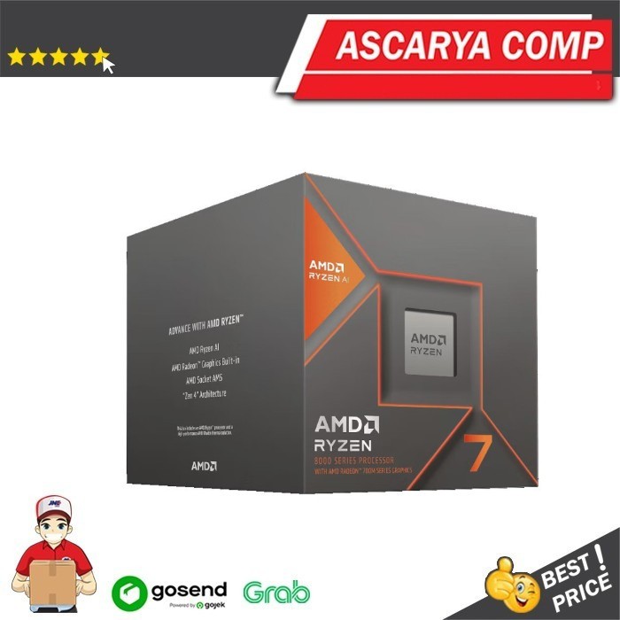 Jual AMD Ryzen 7 8700F 4.1Ghz Up To 5.0Ghz Cache 16MB (Socket AM5) | Shopee Indonesia