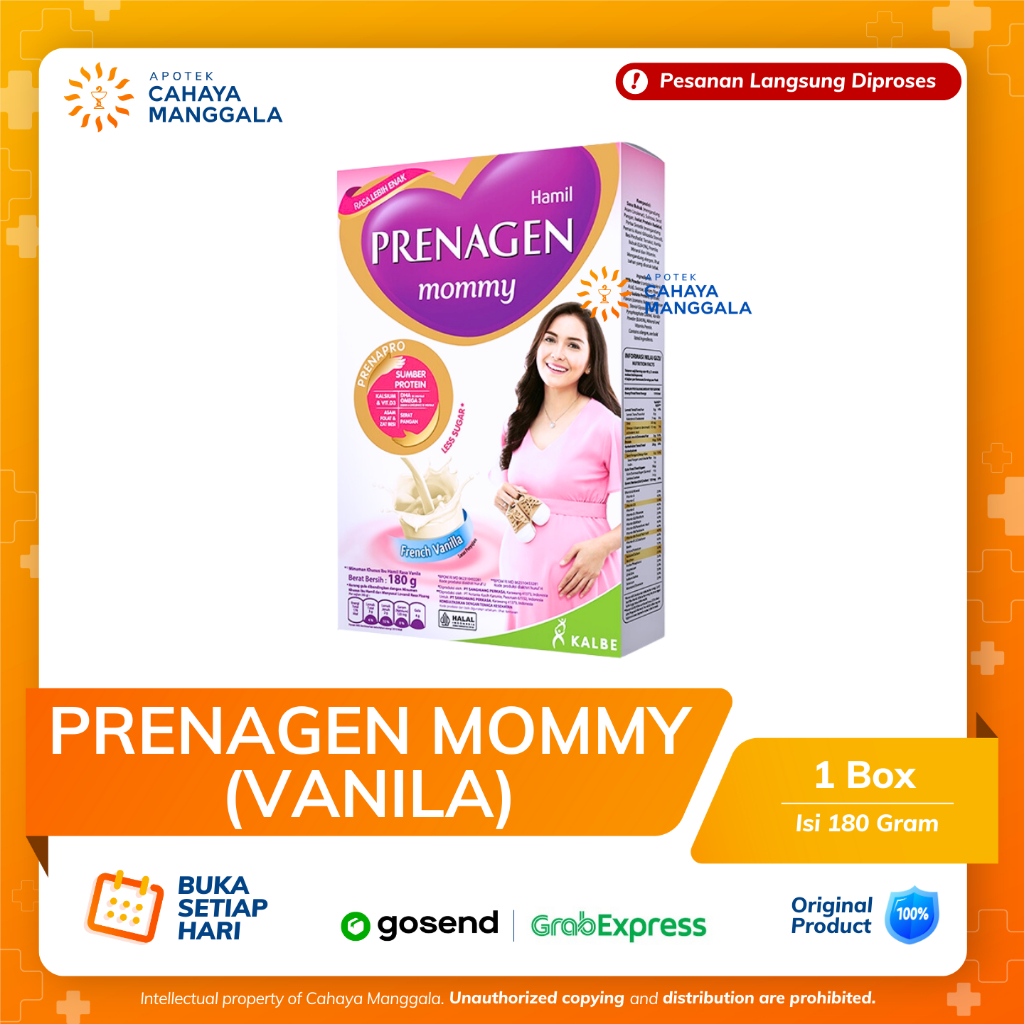 Jual PRENAGEN MOMMY RASA VANILLA 180 gr | Shopee Indonesia