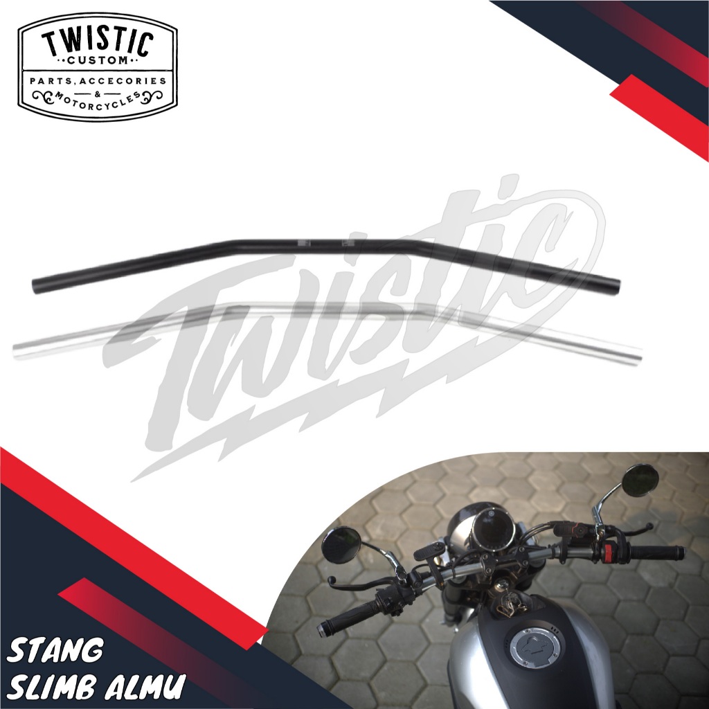 Jual Stang Motor Slimb Almu Drag Bar W175 Benelli PE 250 XSR SM V16 ...
