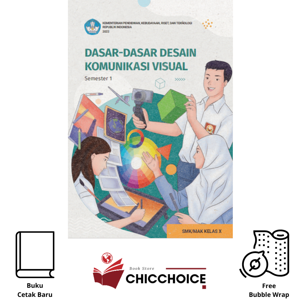 Jual Buku Dasar Dasar Desain Komunikasi VIsual Kelas 10 SMA SMK MA Kurikulum Merdeka | Shopee ...
