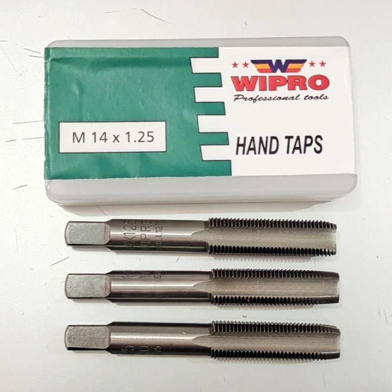 Jual WIPRO Hand Tap M14X1.25 | M14X1,25 | Alat Membuat Drat Dalam Untuk Baut 19mm | Handtaps ...