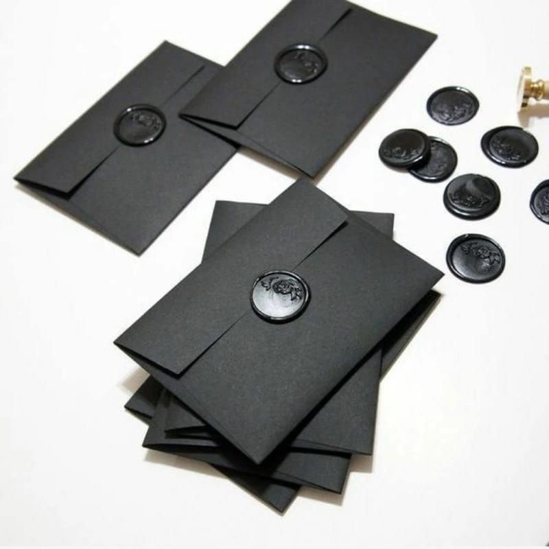 Jual AMPLOP HITAM /AMPLOP BLACK PAPER B7 , A6 ,A5 | Shopee Indonesia