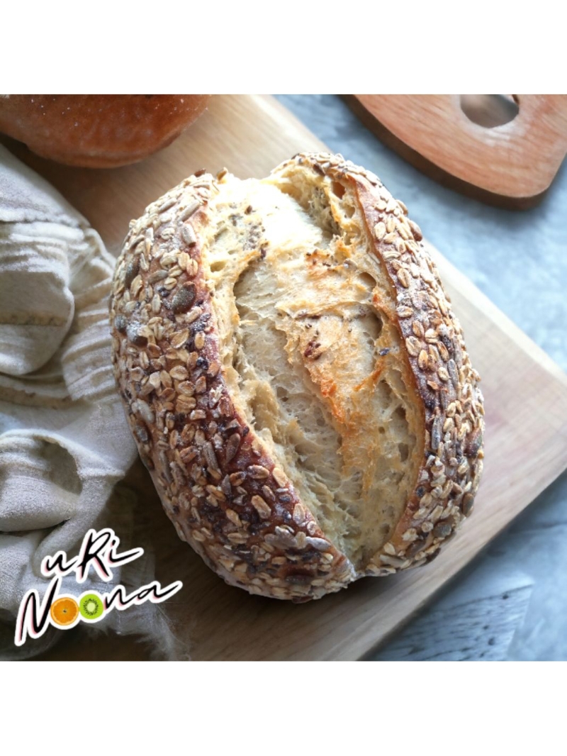 Jual Sourdough Multigrain Seed Roti Gandum Sehat Halal Diet Egg Free ...