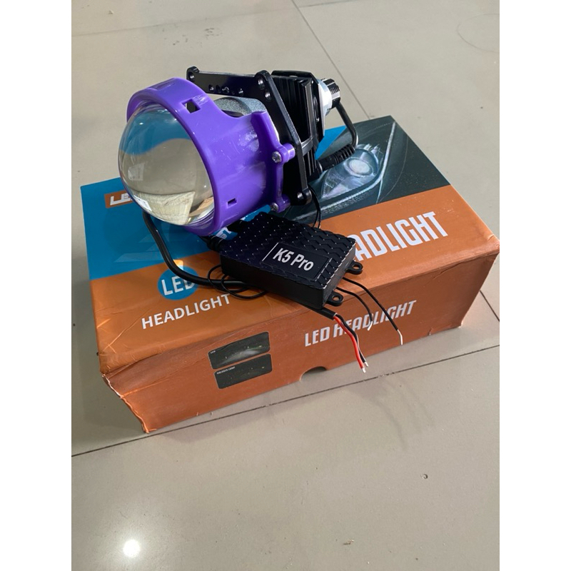 Jual Projie Biled K5 Pro seri V4 pro 3 inch Blue Lens 65w | Shopee ...