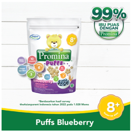 Jual Promina Puffs Blueberry 15 g | Shopee Indonesia